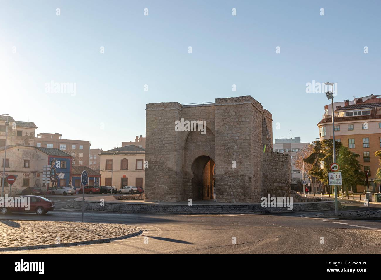 Ciudad Real, Spain. The Puerta de Toledo (Toledo Gate), a Gothic ...