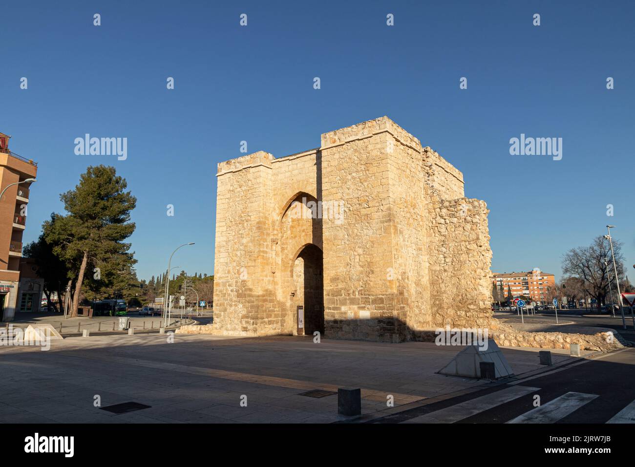 Ciudad Real, Spain. The Puerta de Toledo (Toledo Gate), a Gothic ...