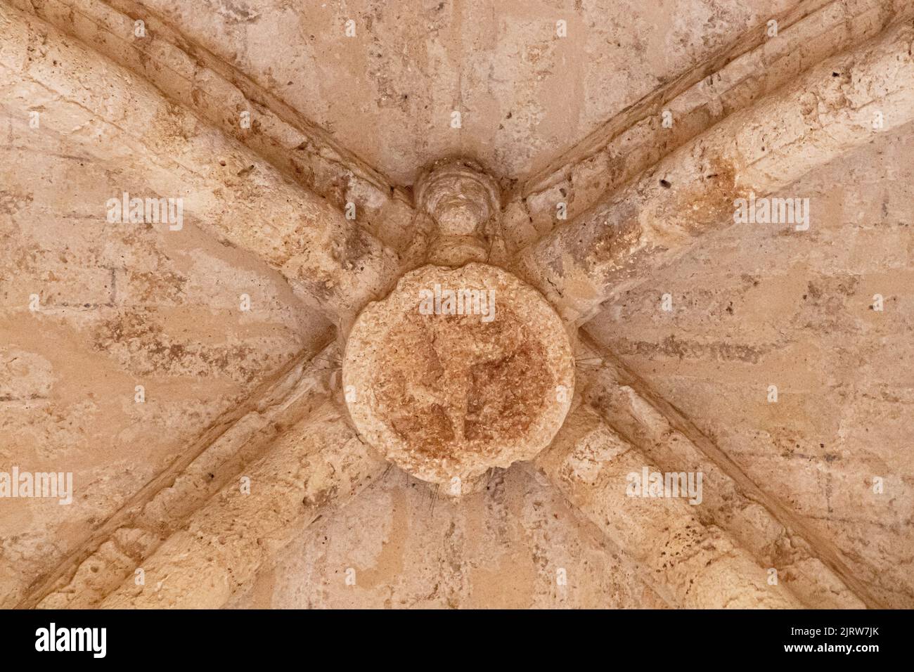 Ciudad Real, Spain. Detail of the vaults of the Puerta de Toledo ...