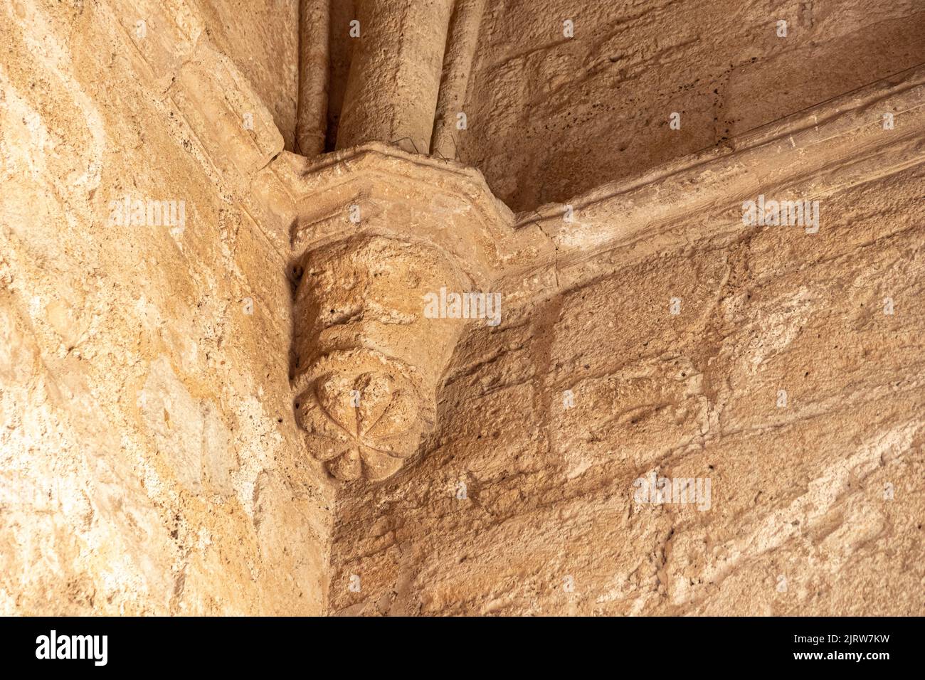 Ciudad Real, Spain. Detail of the vaults of the Puerta de Toledo ...