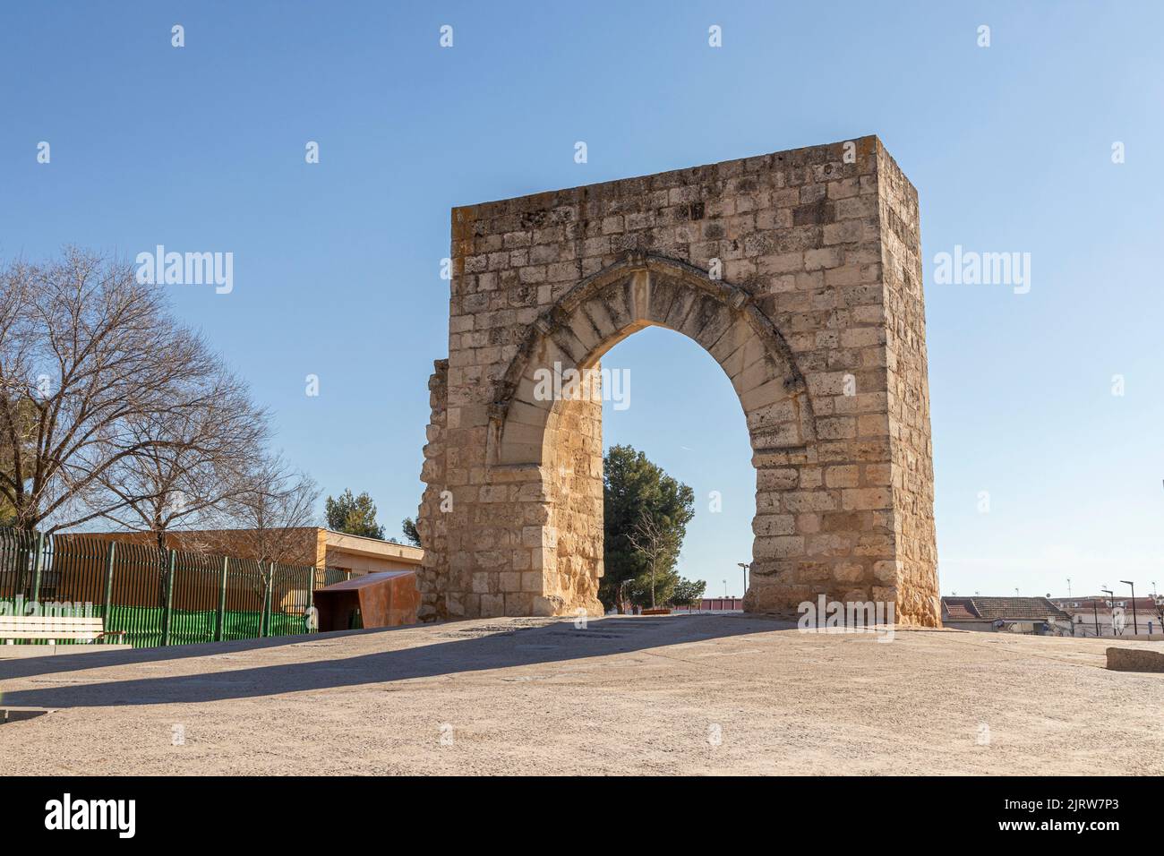 Ciudad Real, Spain. The Torreon del Alcazar (Fortress Turret), remains ...