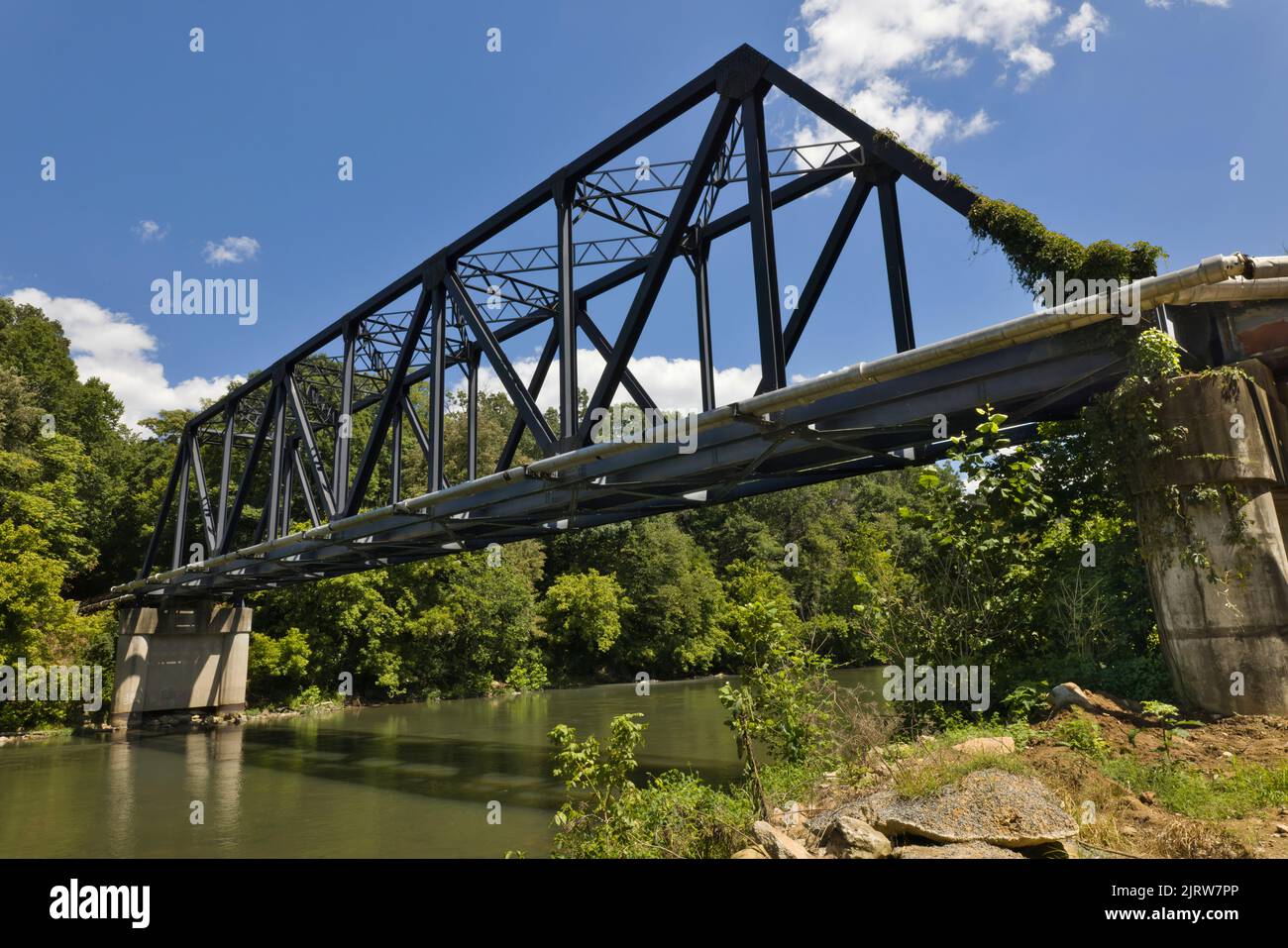 Trestle train bridge, Shenandoah, Virginia Stock Photo - Alamy