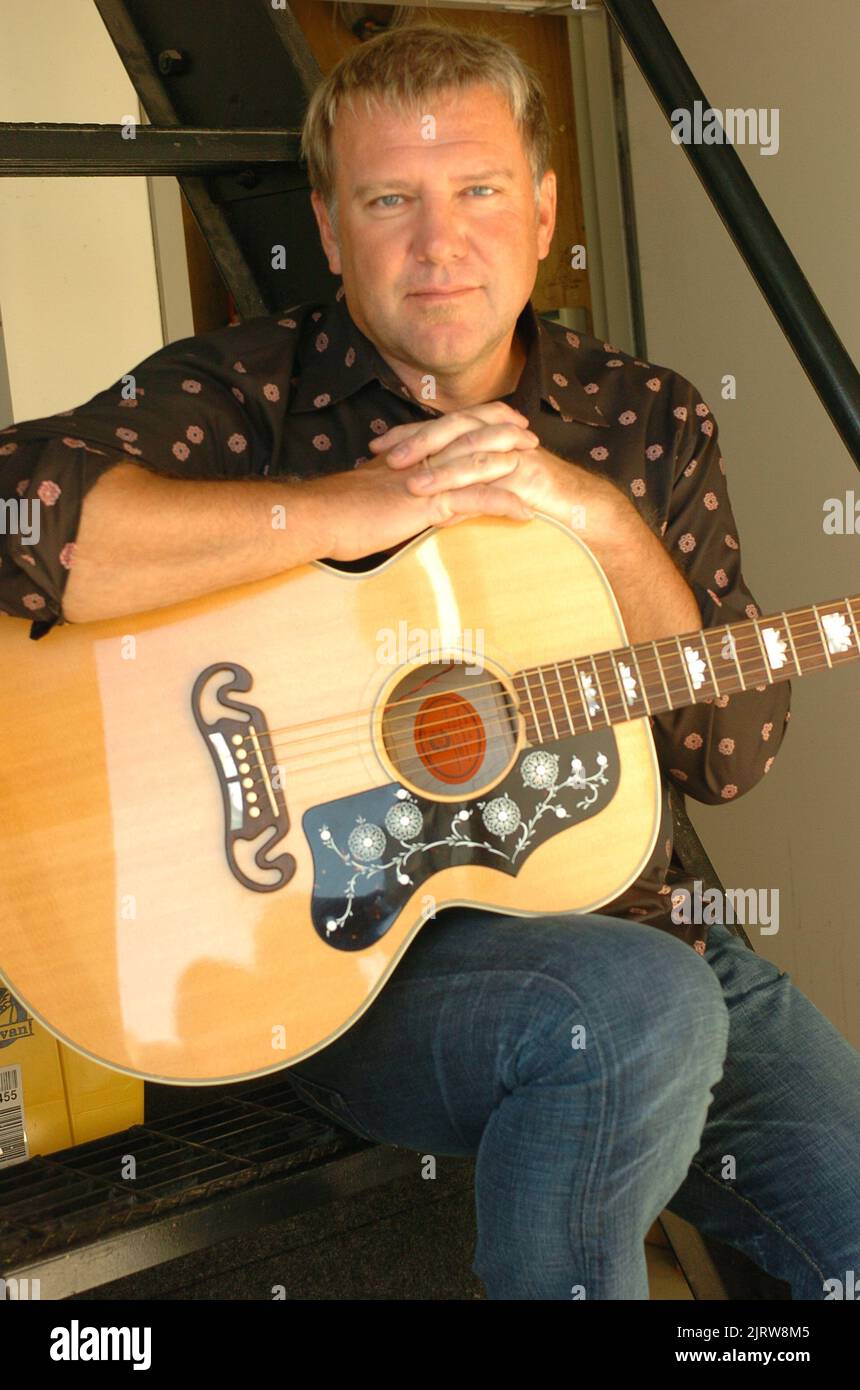 Los Angeles CA: Guitarist, Alex Lifeson of Rush studio / portrait ...