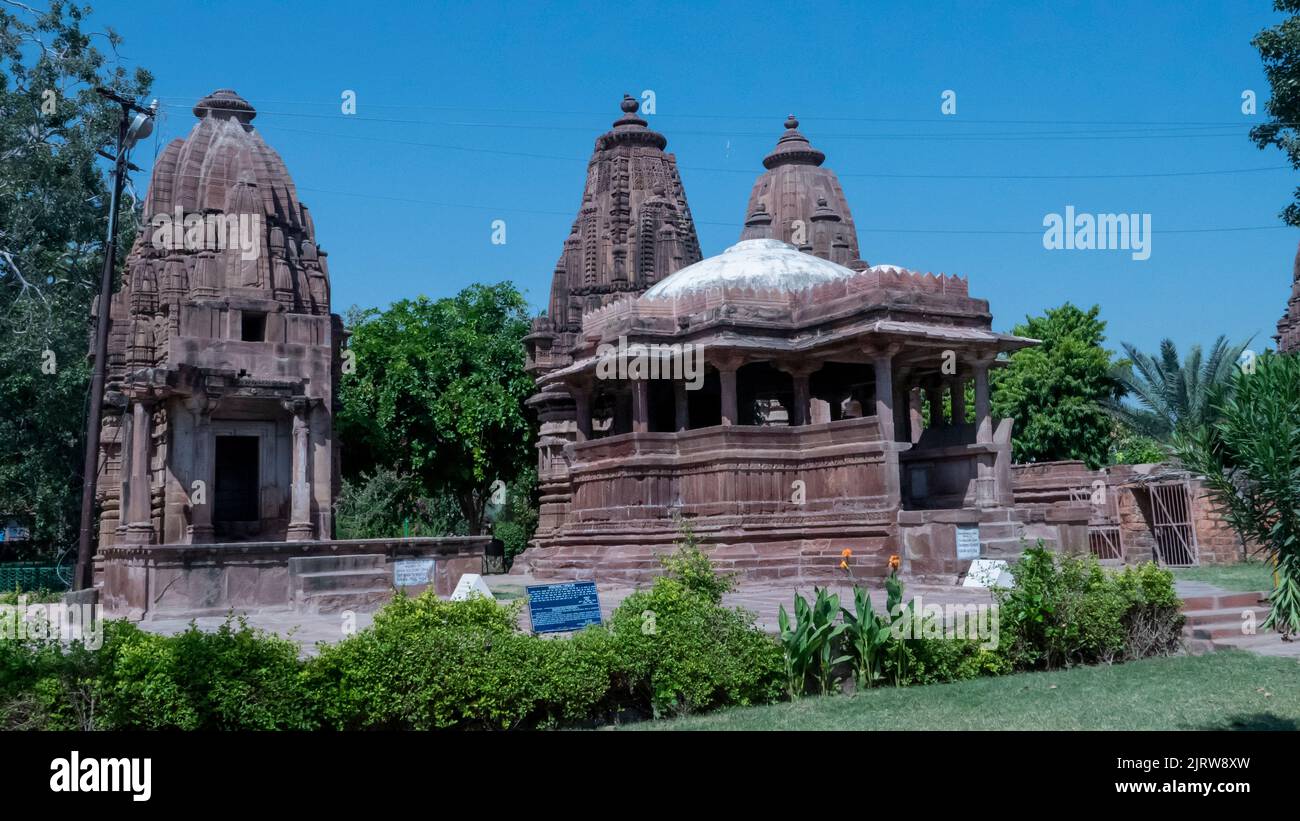 Jodhpur Rajasthan, India – February 1, 2014 : Old Hindu Temple exterior ...