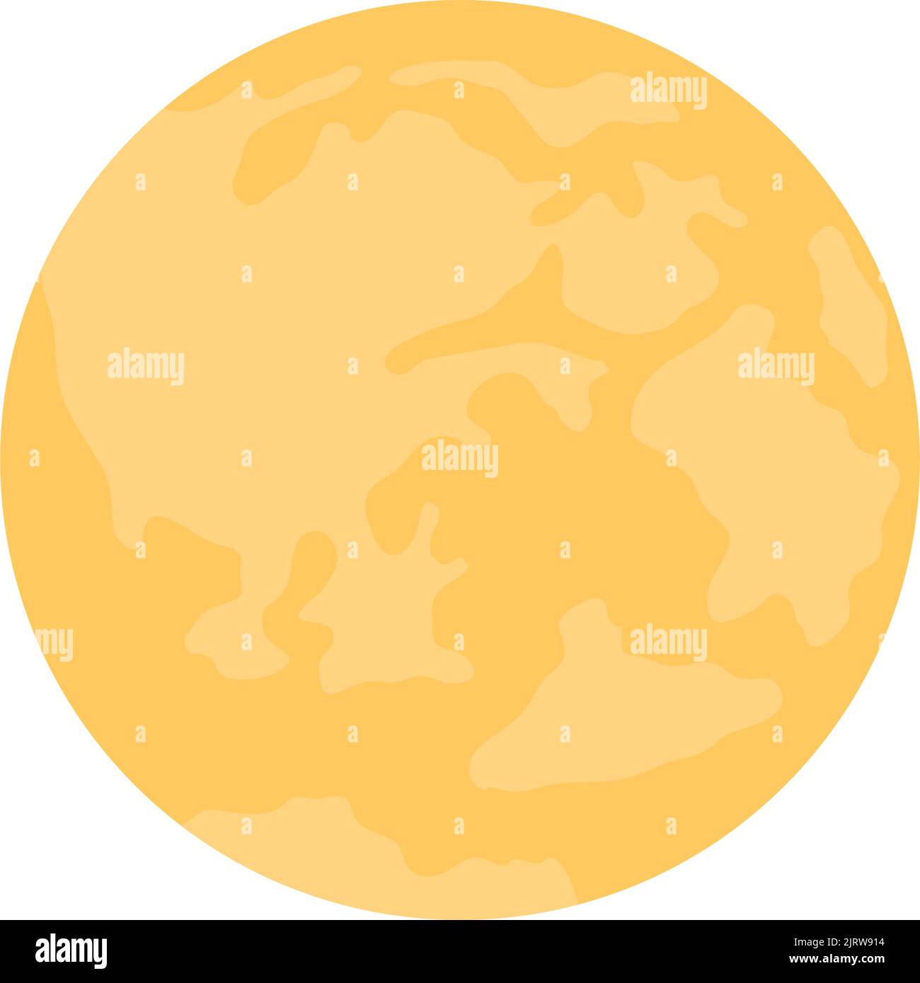 yellow full moon night icon Stock Vector Image & Art - Alamy