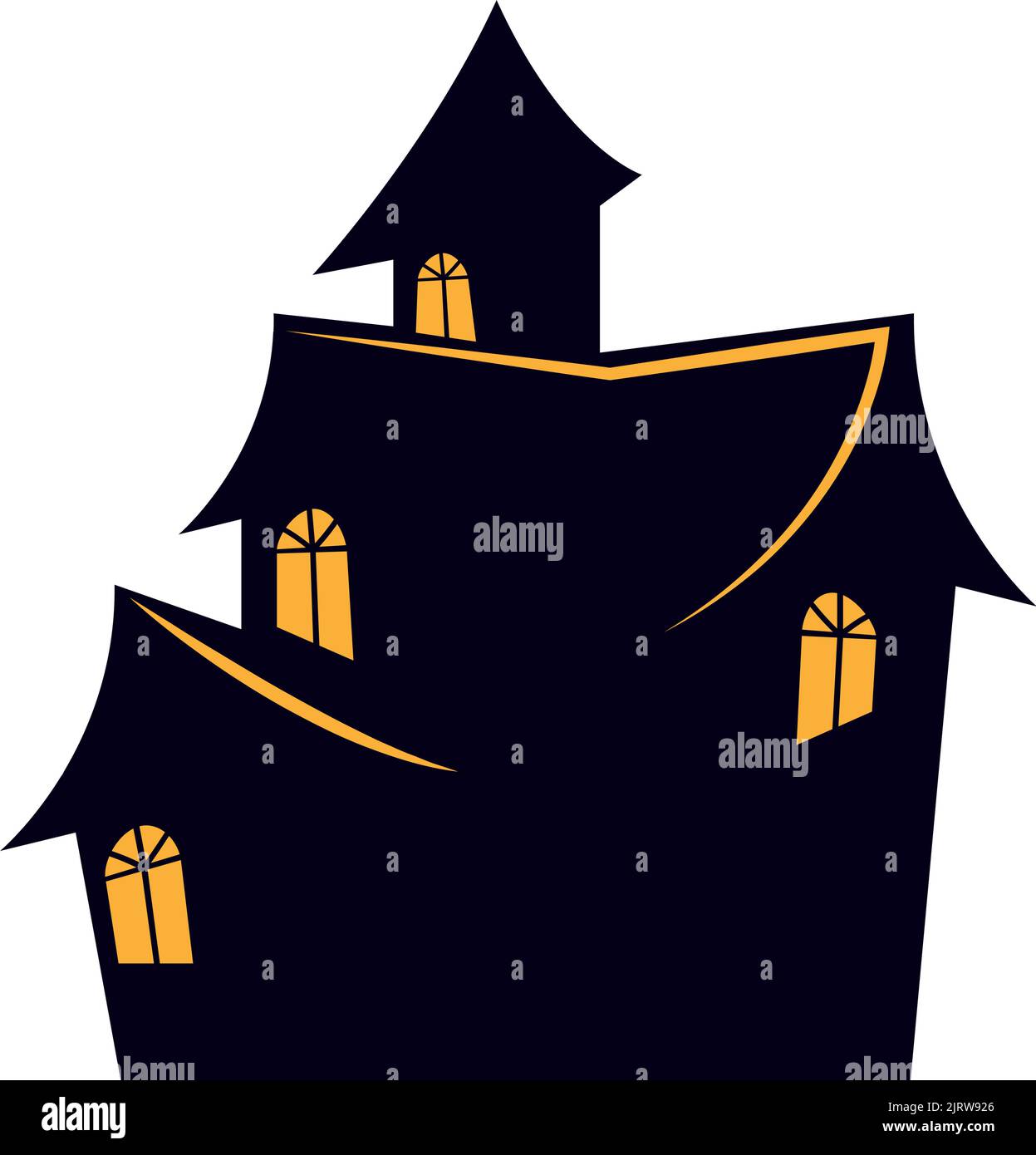 halloween dark castle building icon Stock Vector Image & Art - Alamy