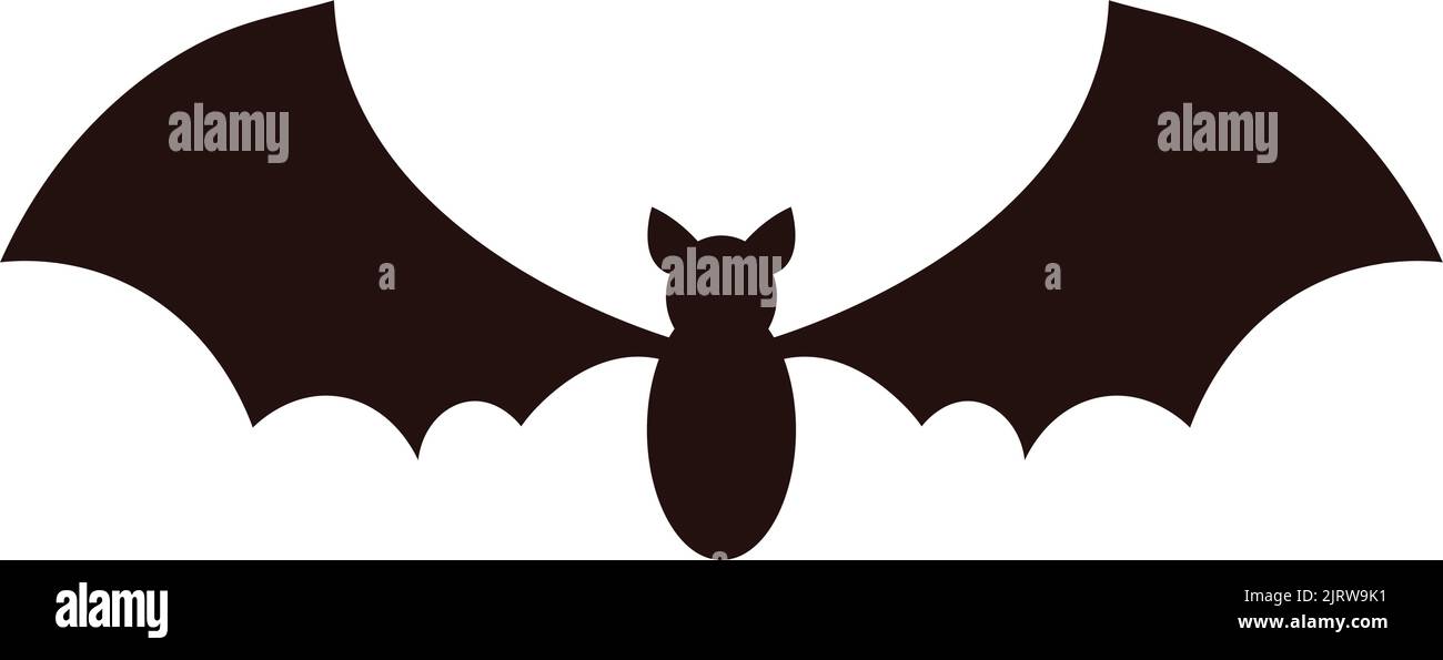 halloween bat flying animal icon Stock Vector Image & Art - Alamy