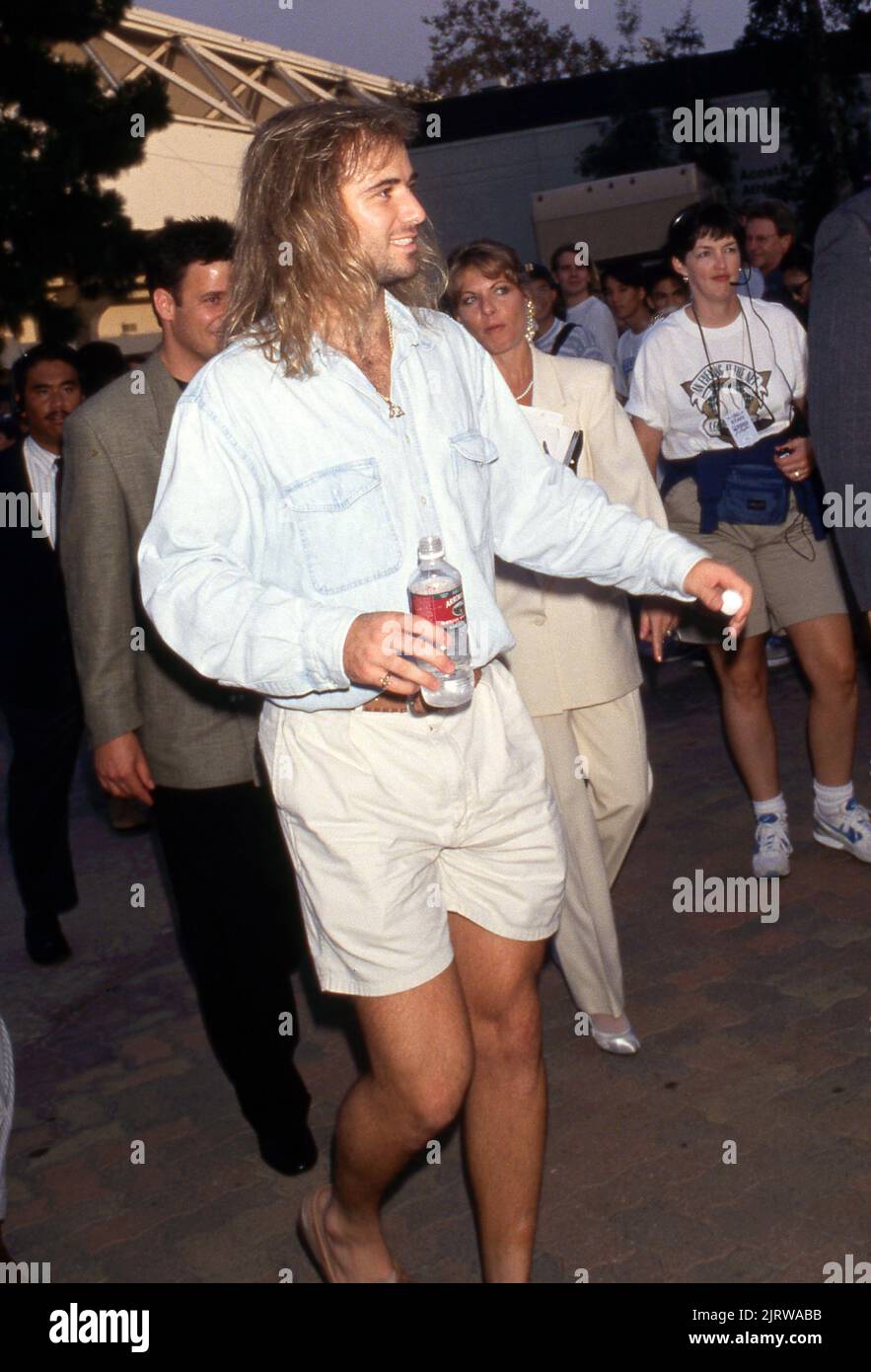 Andre agassi 1990s hi-res stock photography and images - Alamy