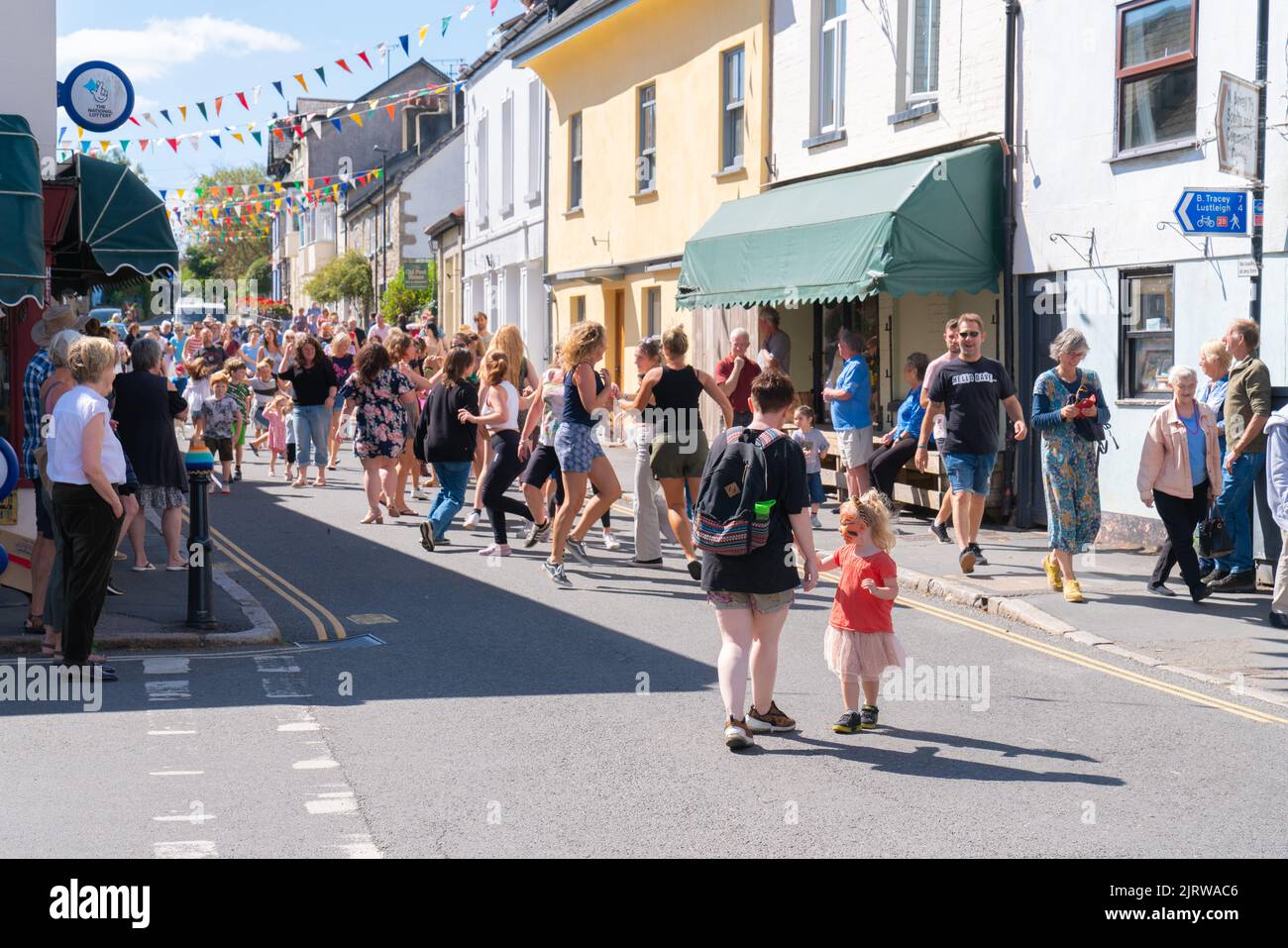 Moretonhampstead carnival Dartmoor Devon England UK traditional summer ...
