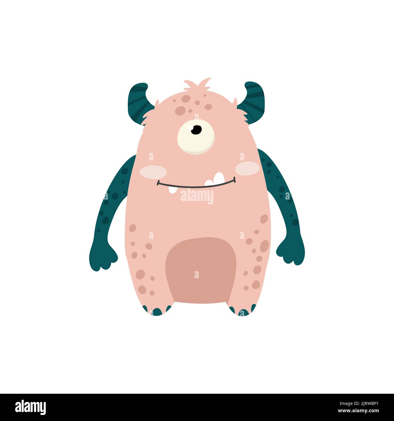 Monster print. Cartoon character design for fashion fabrics, textile ...