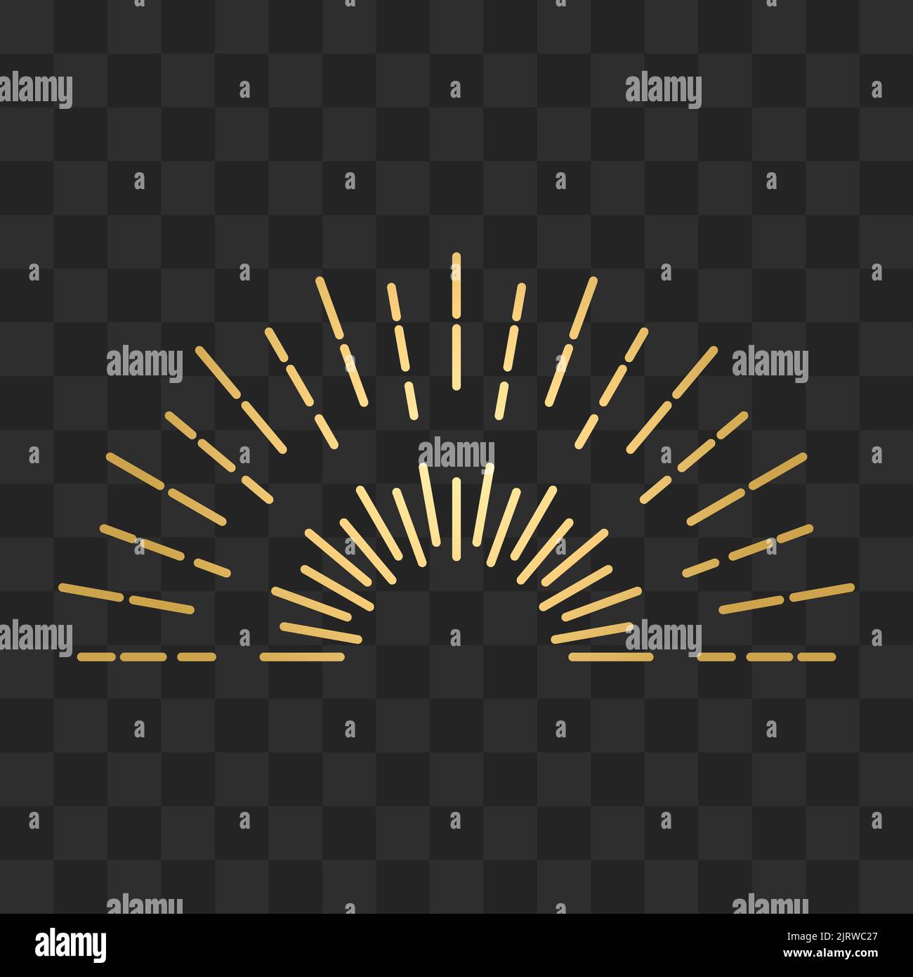 Circle sunburst. Radial sun shine stamp. Vector radial vintage ...
