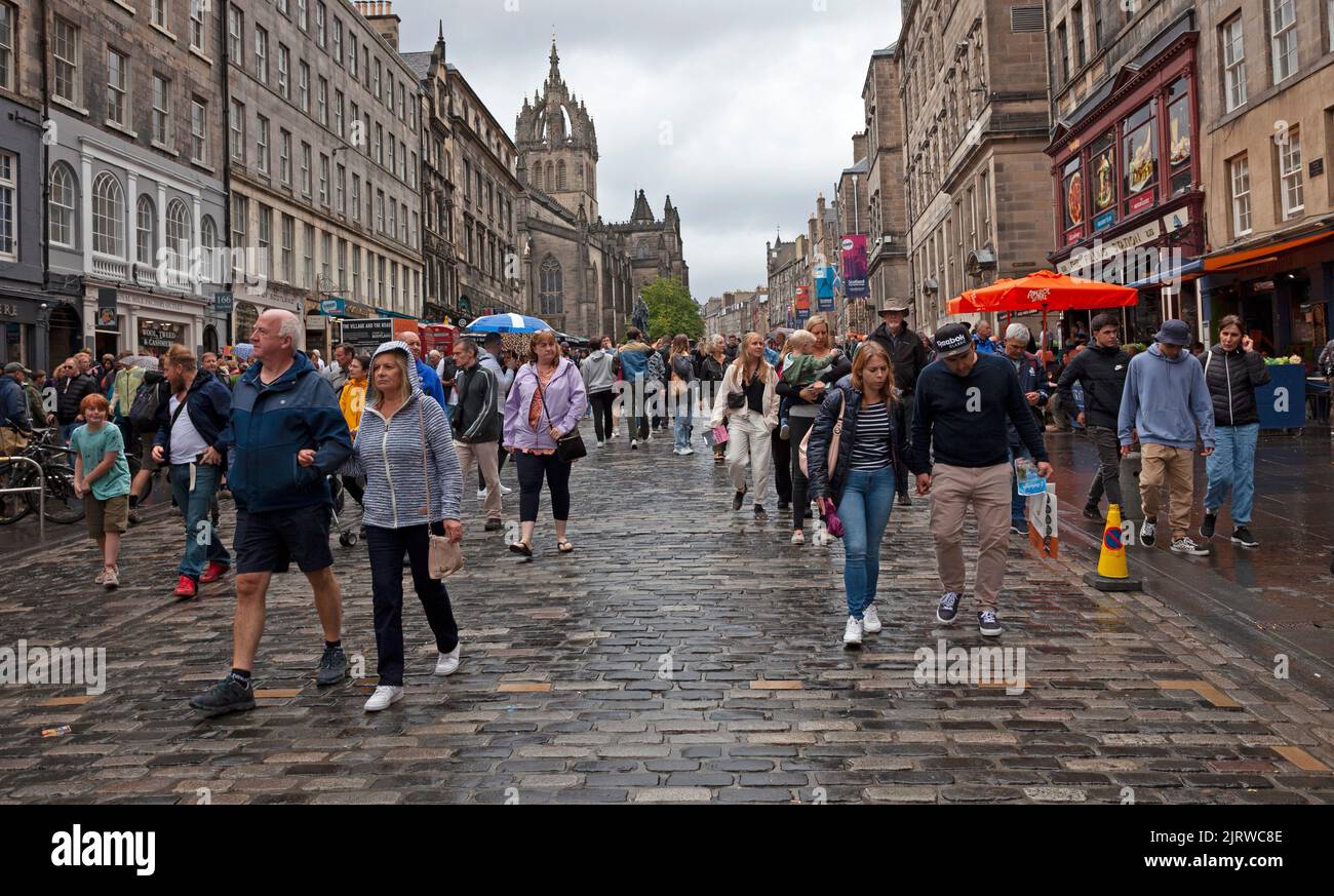 Edinburgh Festival Fringe, Royal MIle, Scotland, UK. 26th August 2022 ...