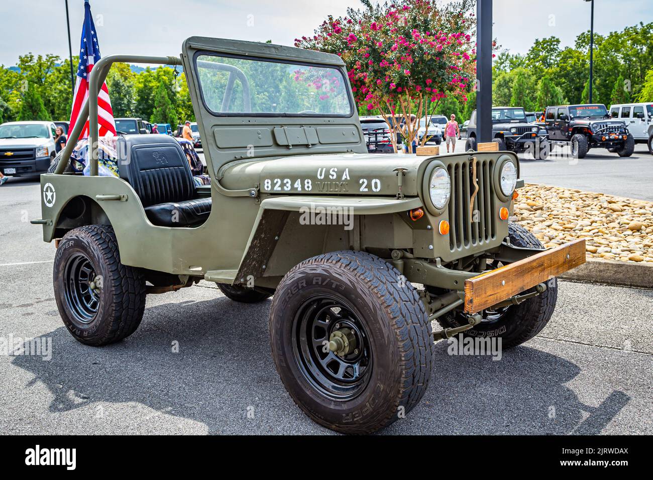 Pigeon Forge, TN - August 25, 2017: Modified Jeep CJ Sport Utility ...