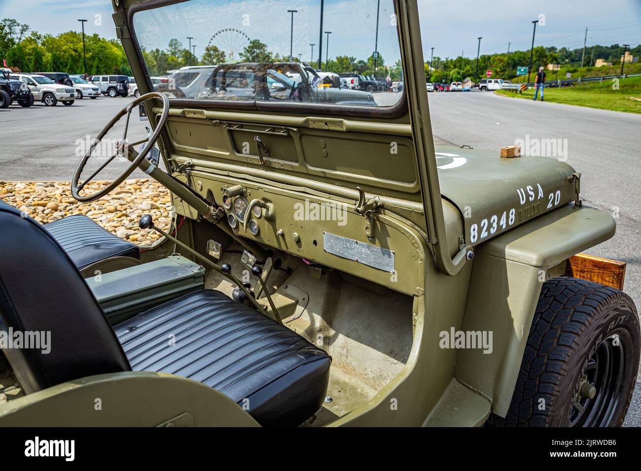 Pigeon Forge, TN - August 25, 2017: Modified Jeep CJ Sport Utility ...