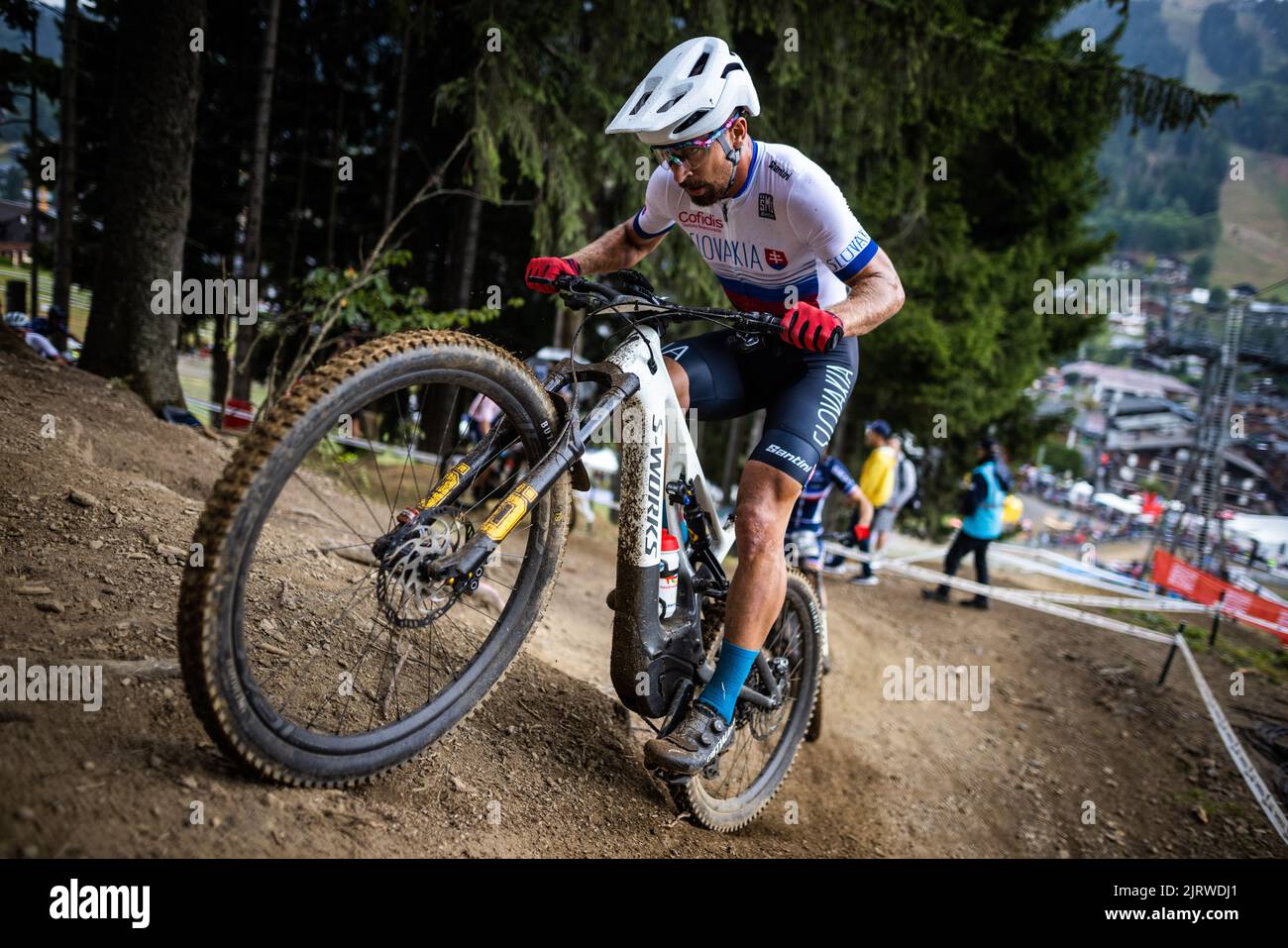 Peter Sagan of Slovakia in action during the race the electric mountain ...