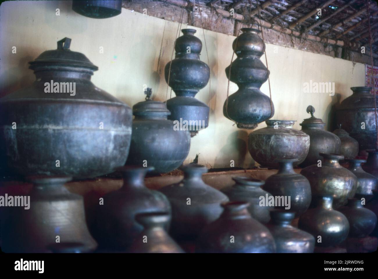 Antique Pots of Diff Size and Shapes, Displayed at Ahmadabad, Gujrat ...