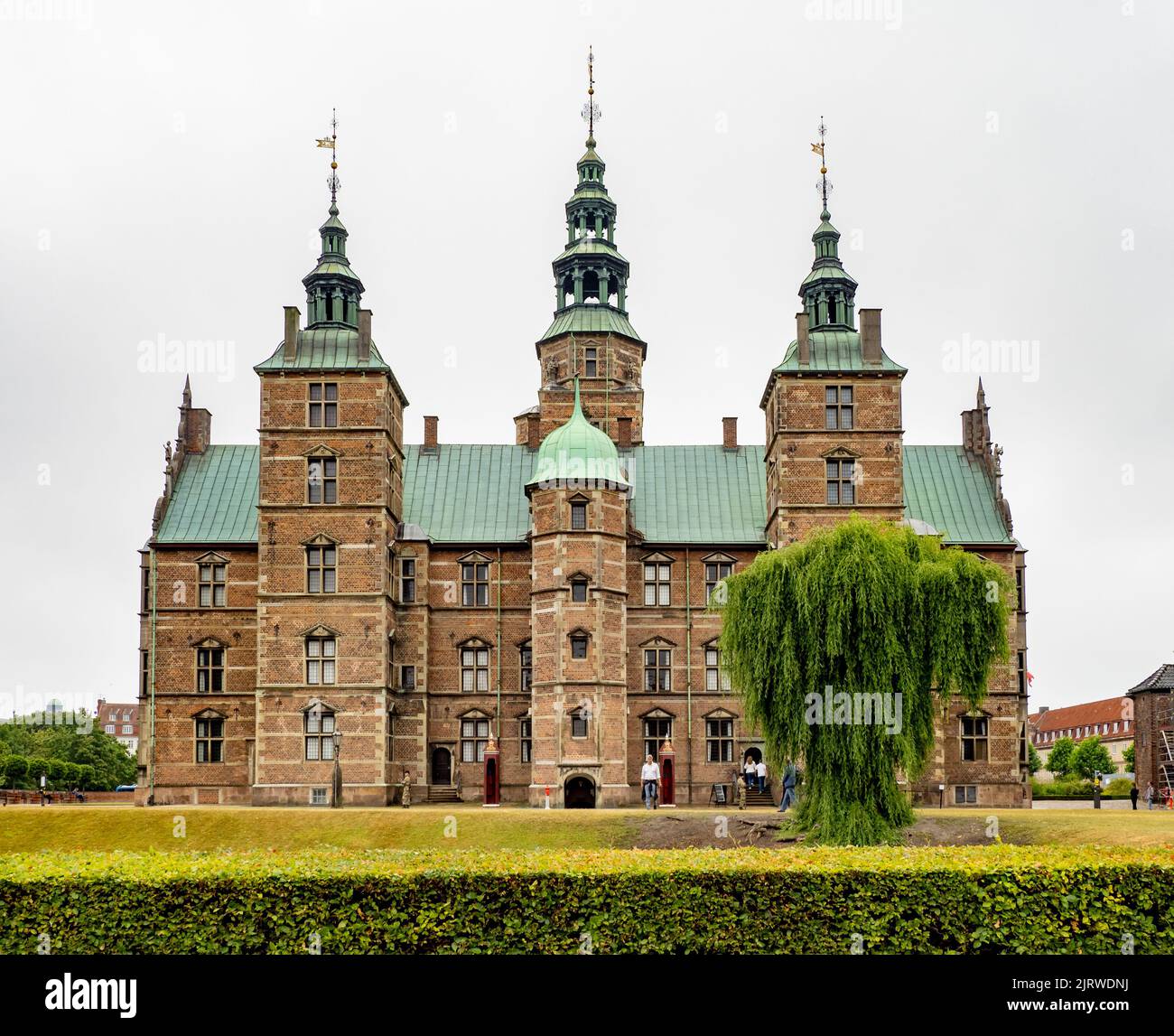 The elegant royal palace of Rosenborg Slot built by Christian IV in ...