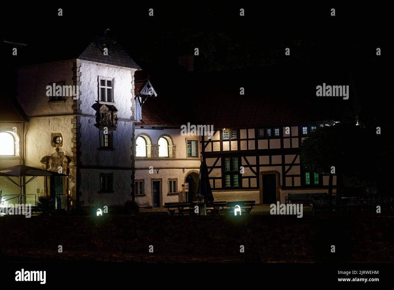 Moated castle house rodenberg hi-res stock photography and images - Alamy