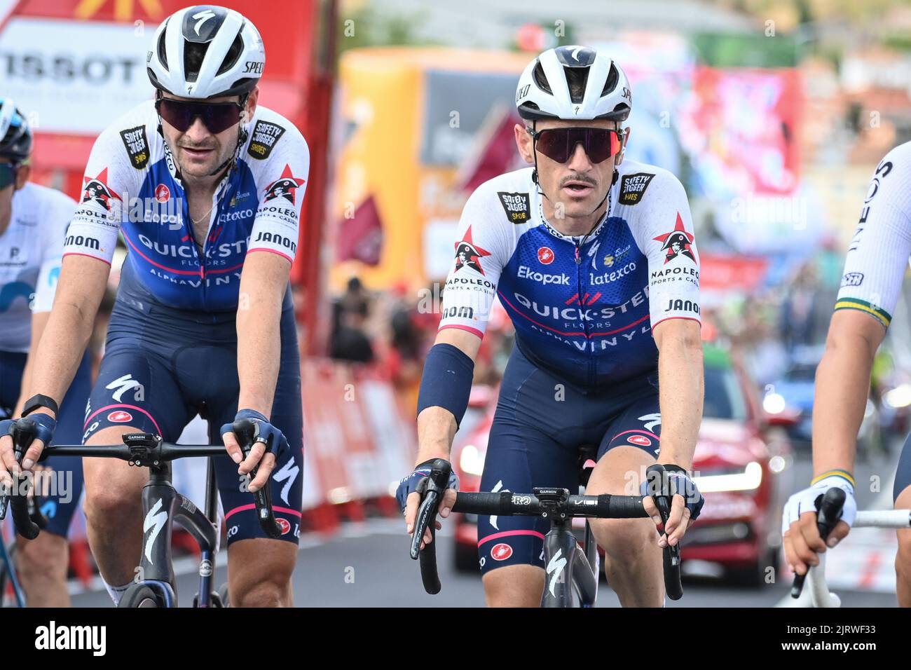 Belgian Pieter Serry of Quick-Step Alpha Vinyl and Belgian Dries ...