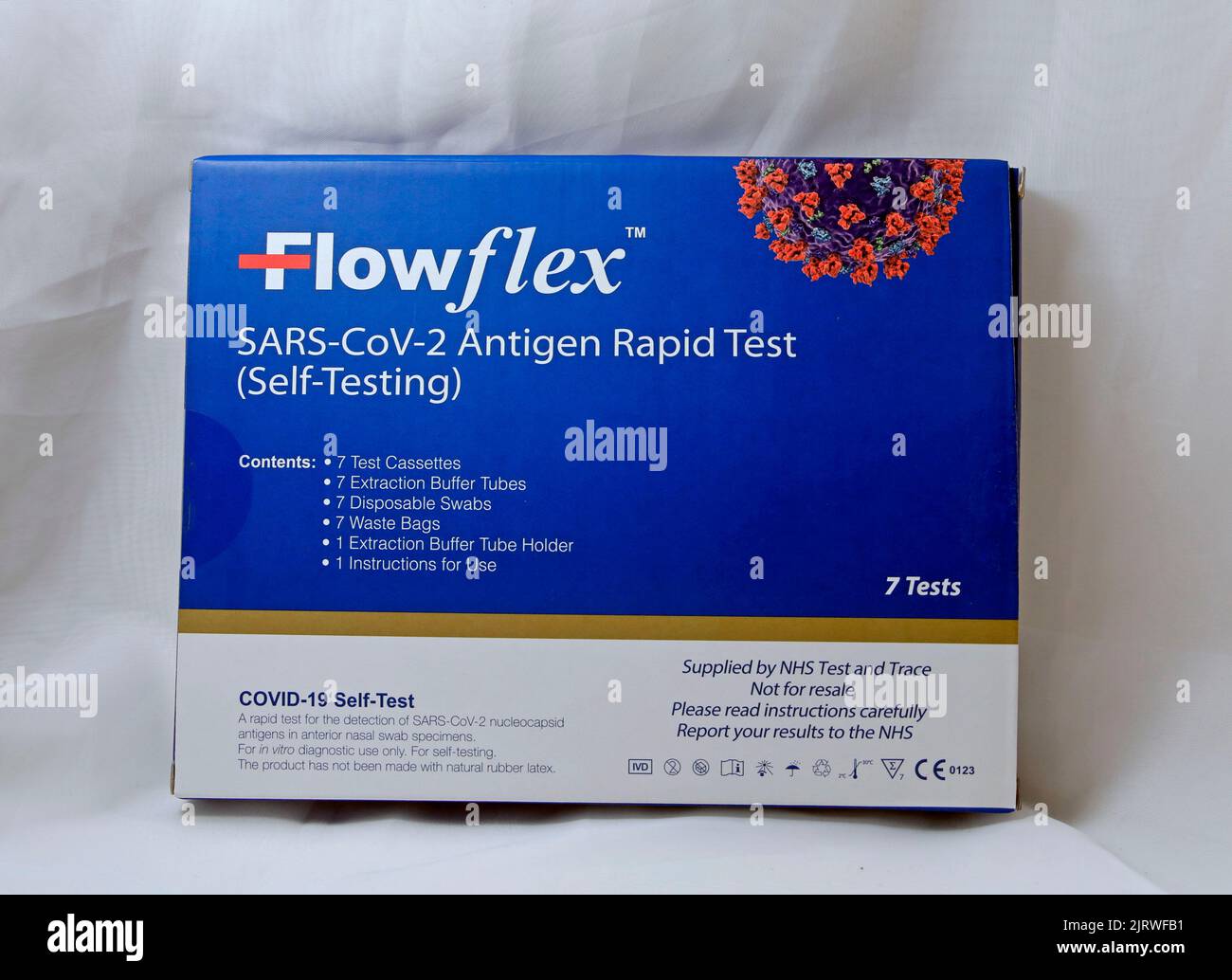 Lateral flow test multi pack. UK.Studio set up Stock Photo - Alamy