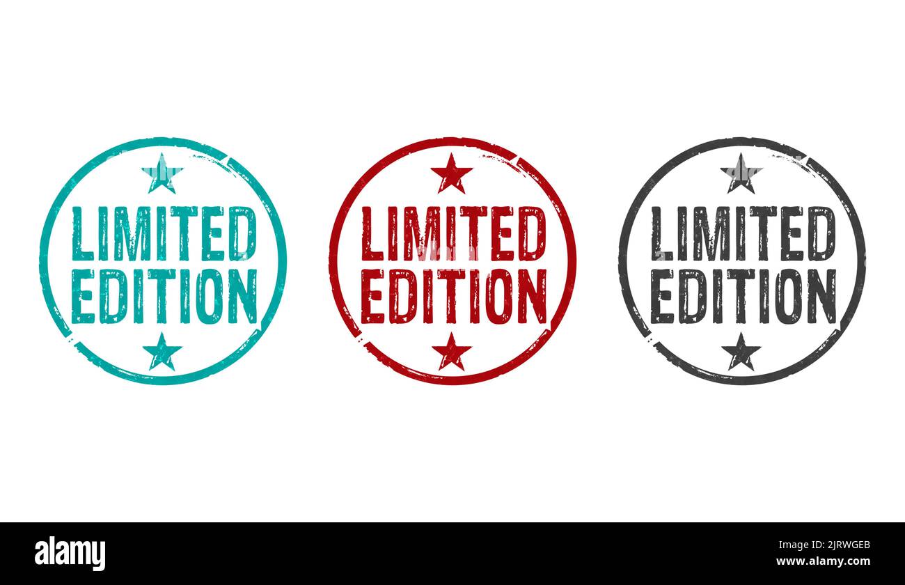 Limited Edition stamp icons in few color versions. Exclusive ...