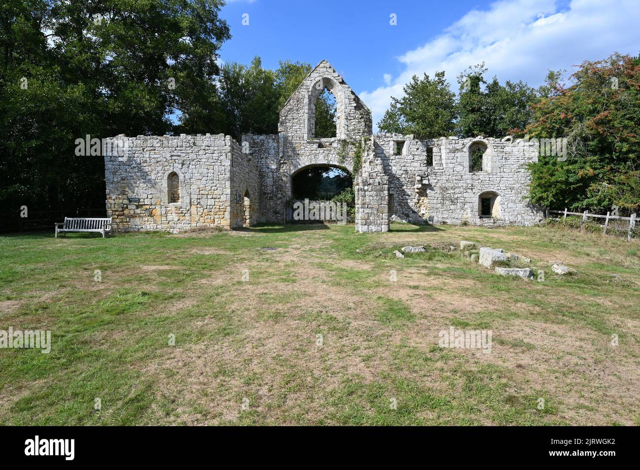 Bayham Old Abbey at Lamberhurst in kent Stock Photo - Alamy