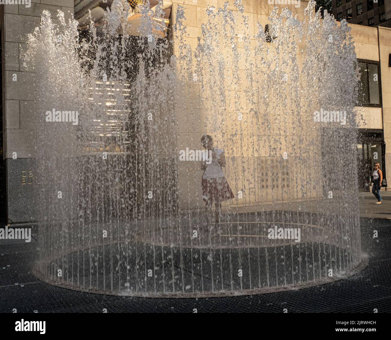 New York, NY, USA. 26th Aug, 2022. People play in the Changing Spaces ...