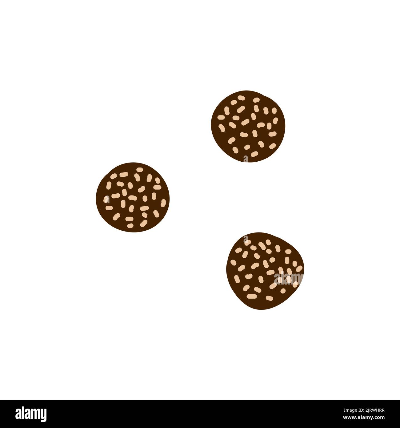 Coconut chocolate candies Stock Vector Images - Alamy