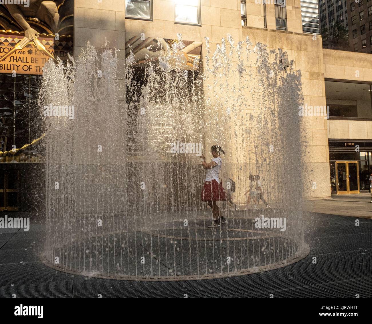 New York, NY, USA. 26th Aug, 2022. People play in the Changing Spaces ...