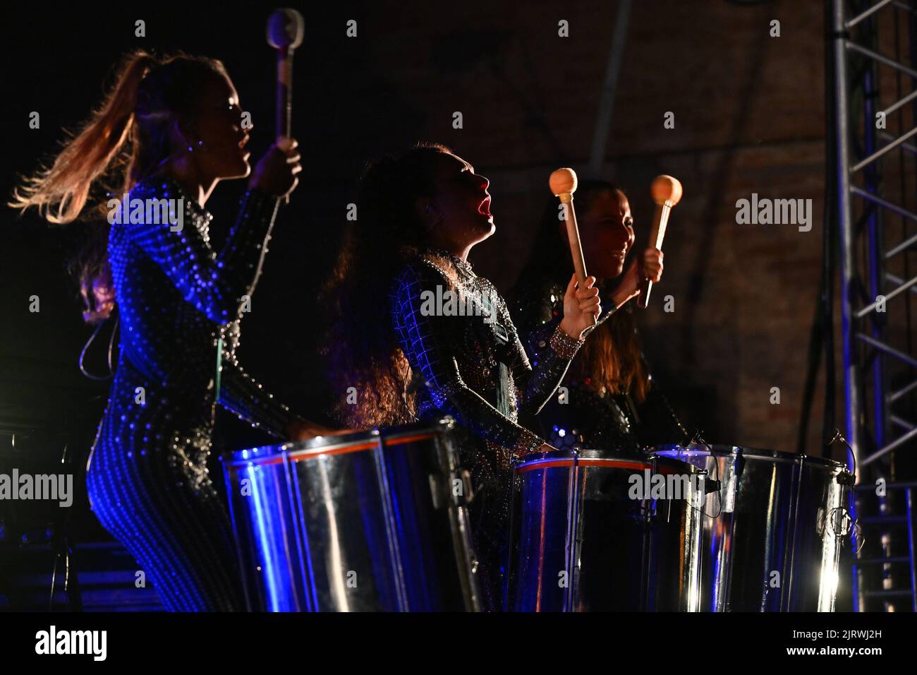 Simona Sciacca during the Mannarino concert Tour Estivo 2022, 25th ...