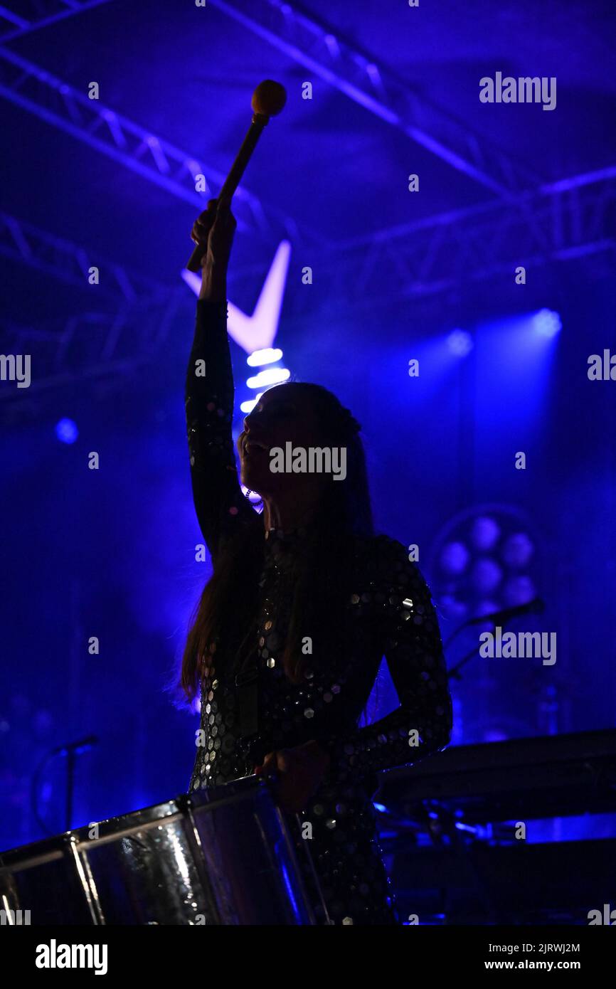 Lavinia Mancusi during the Mannarino concert Tour Estivo 2022, 25th ...