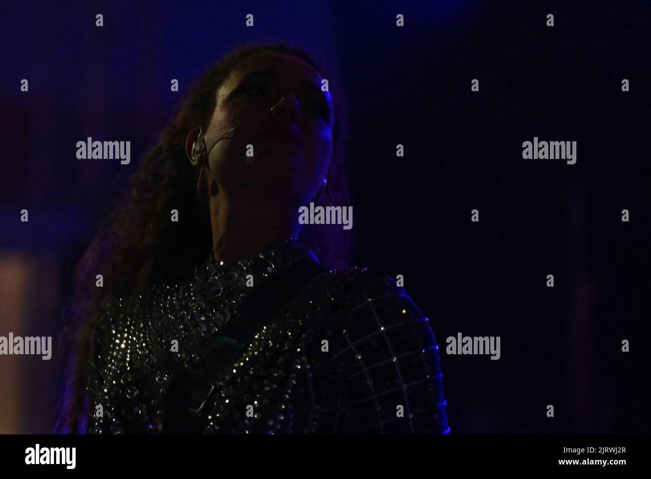 Simona Sciacca during the Mannarino concert Tour Estivo 2022, 25th ...