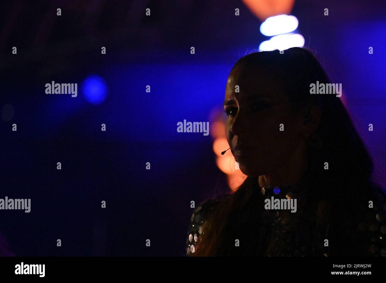 Lavinia Mancusi during the Mannarino concert Tour Estivo 2022, 25th ...
