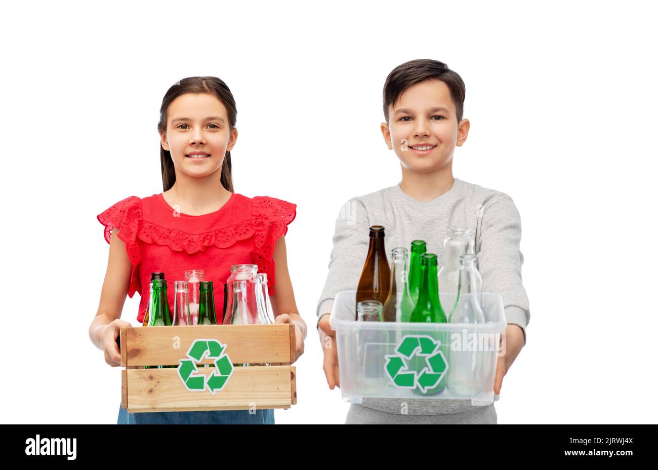 Happy children rubbish environment hi-res stock photography and images ...
