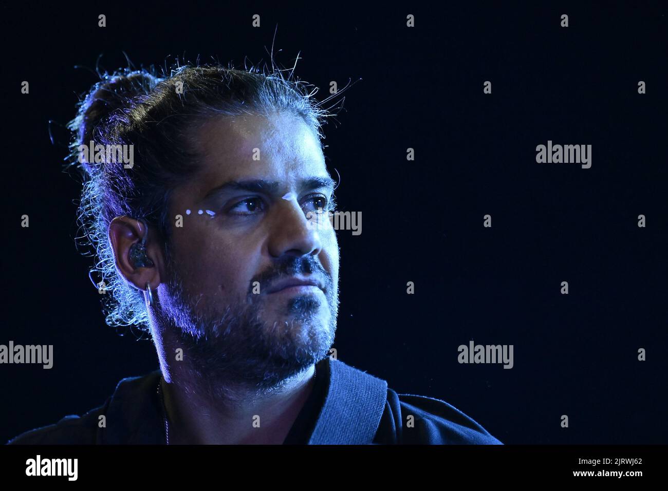 Mannarino during the concert Tour Estivo 2022, 25th August 2022 ...