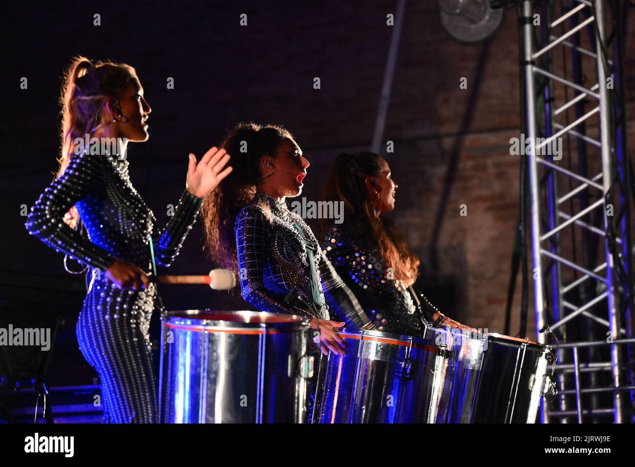 Simona Sciacca during the Mannarino concert Tour Estivo 2022, 25th ...
