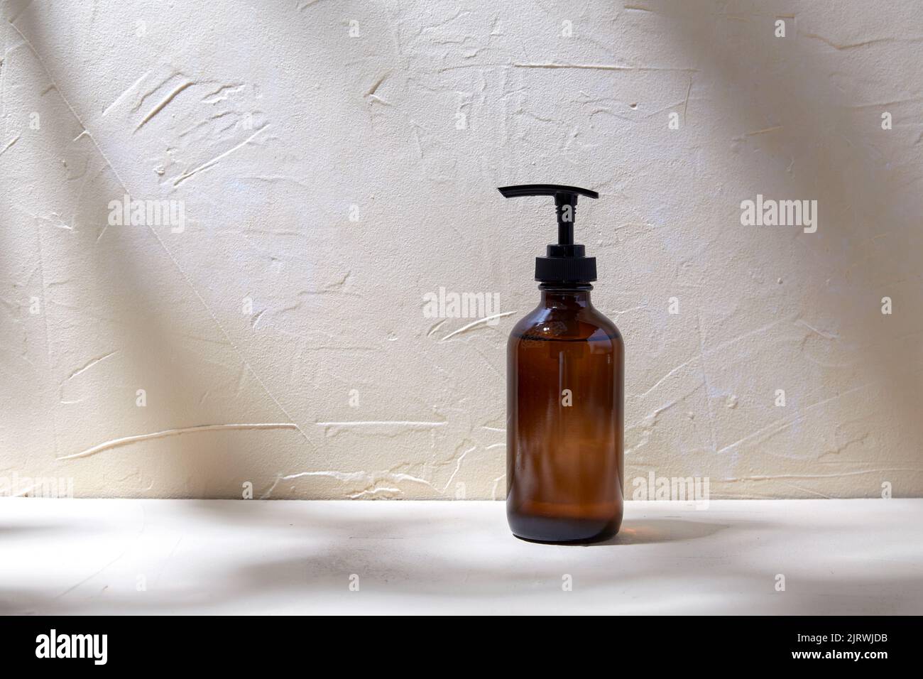 bottle of shower gel or liquid soap with dispenser Stock Photo - Alamy