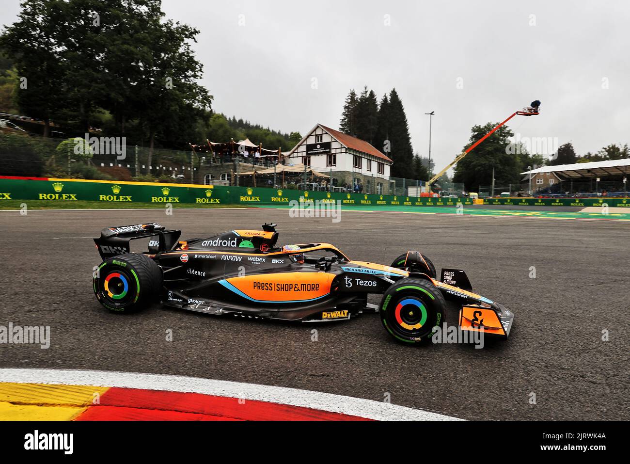 Daniel Ricciardo (AUS) McLaren MCL36. Belgian Grand Prix, Friday 26th ...