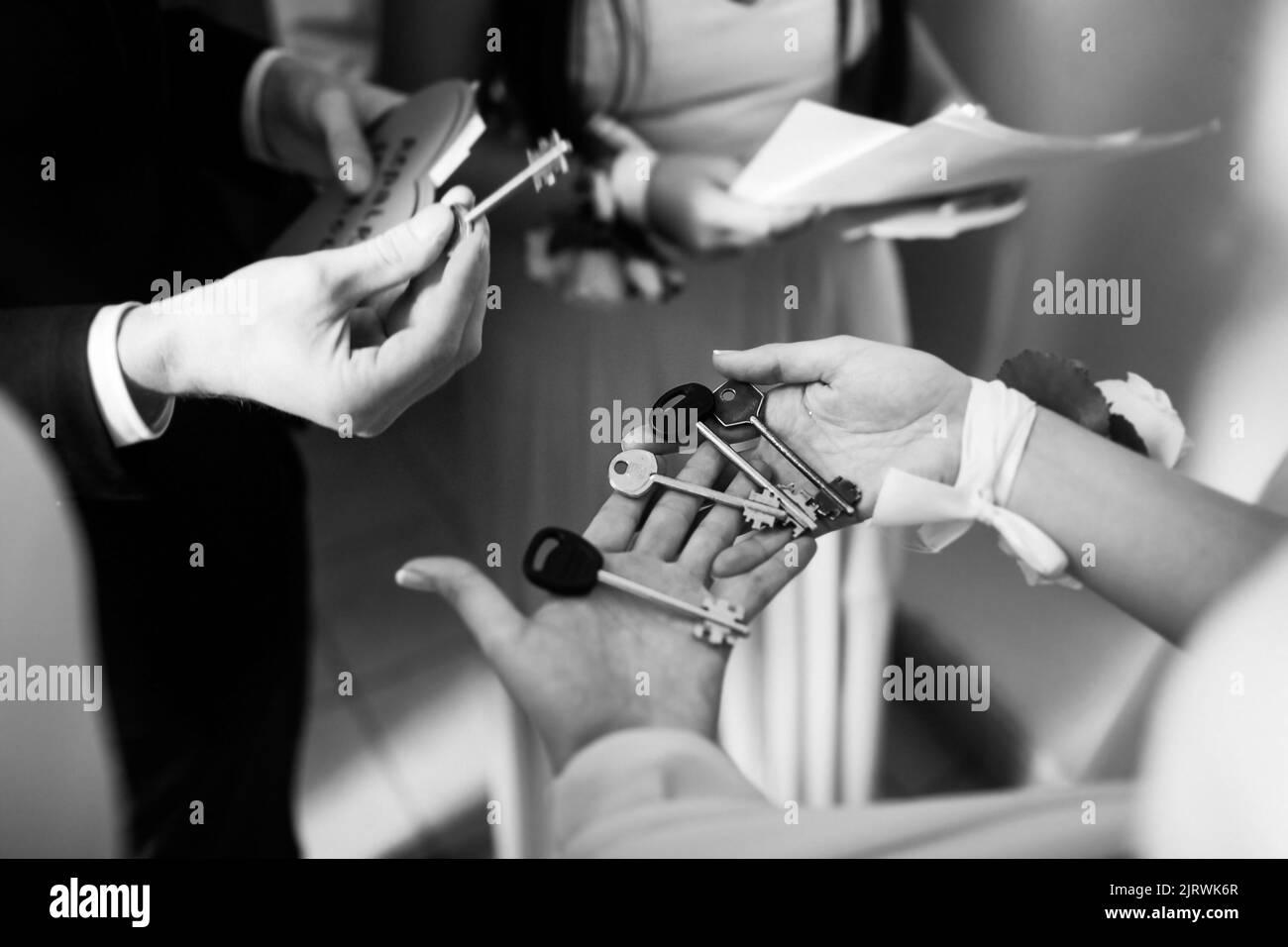 Ceremony of the keys Black and White Stock Photos & Images - Alamy
