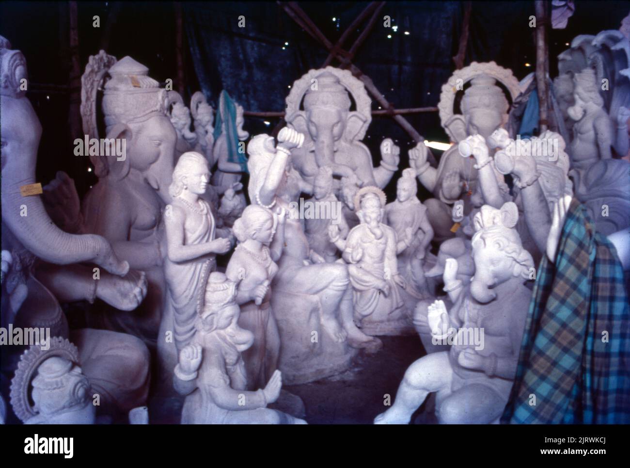 Ganpati Idol Workshop, Mumbai, India Stock Photo - Alamy