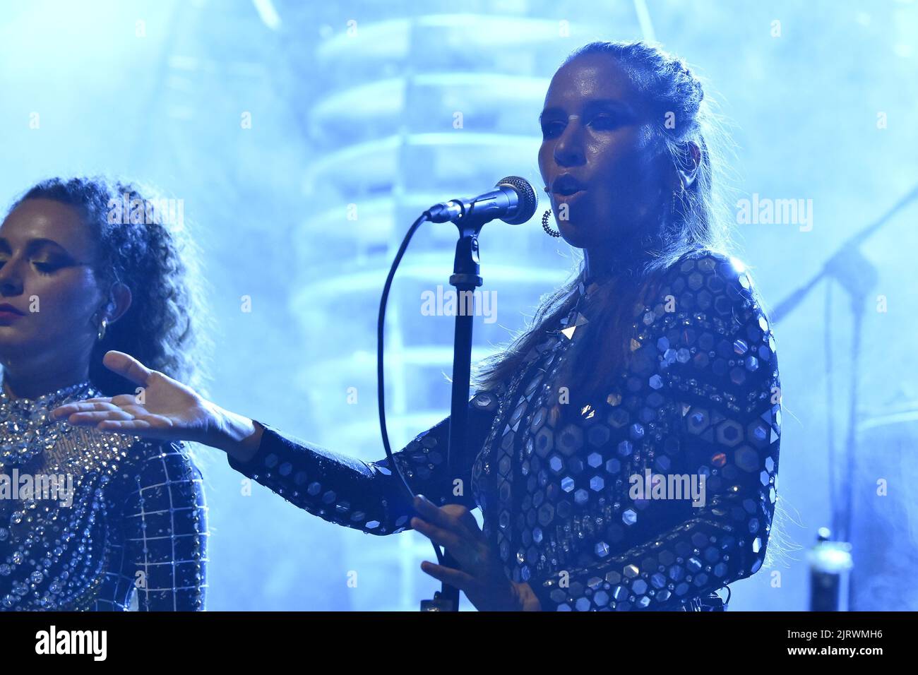 Lavinia Mancusi during the Mannarino concert Tour Estivo 2022, 25th ...