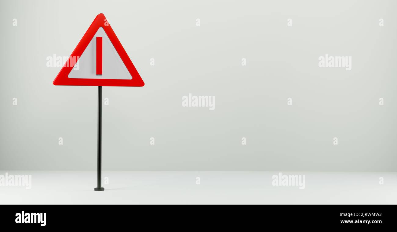 Road sign road sign, 3d sign isolated on white background, copy space ...
