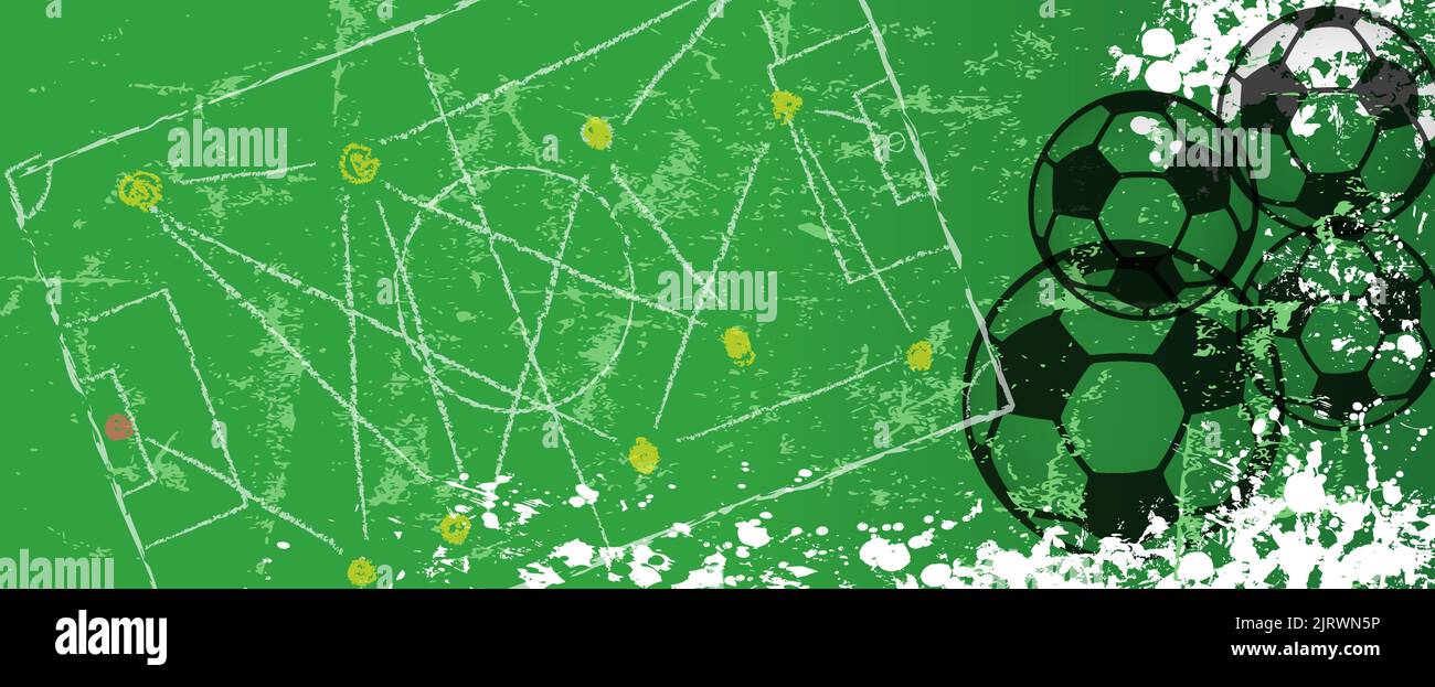 Soccer or Football illustration or template for the great soccer event ...