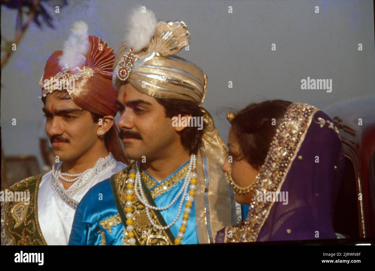 Costumes of Royal Family, being worn by participants in Vintage Car ...