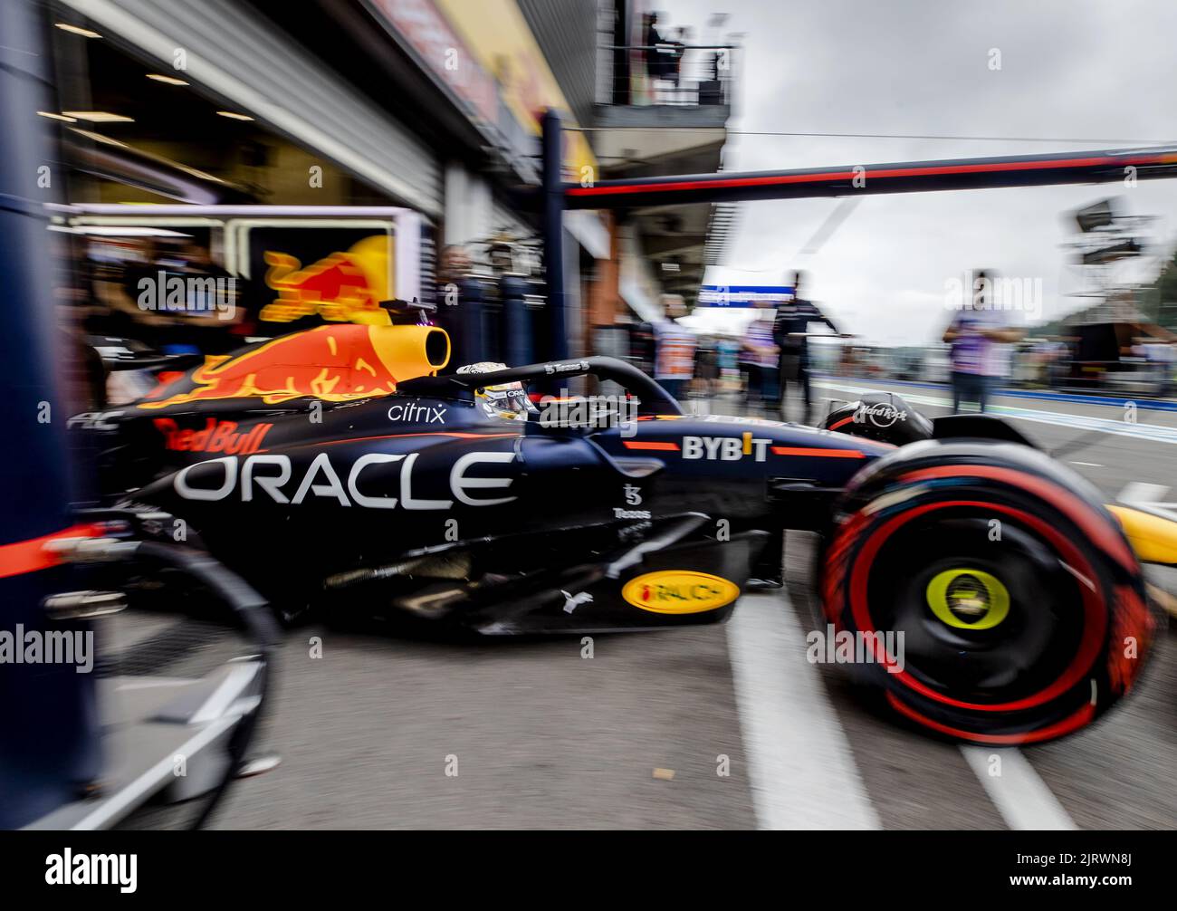 SPA - Max Verstappen (1) with the Oracle Red Bull Racing RB18 Honda in ...