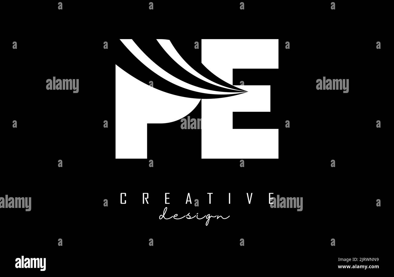 P e logo Stock Vector Images - Alamy