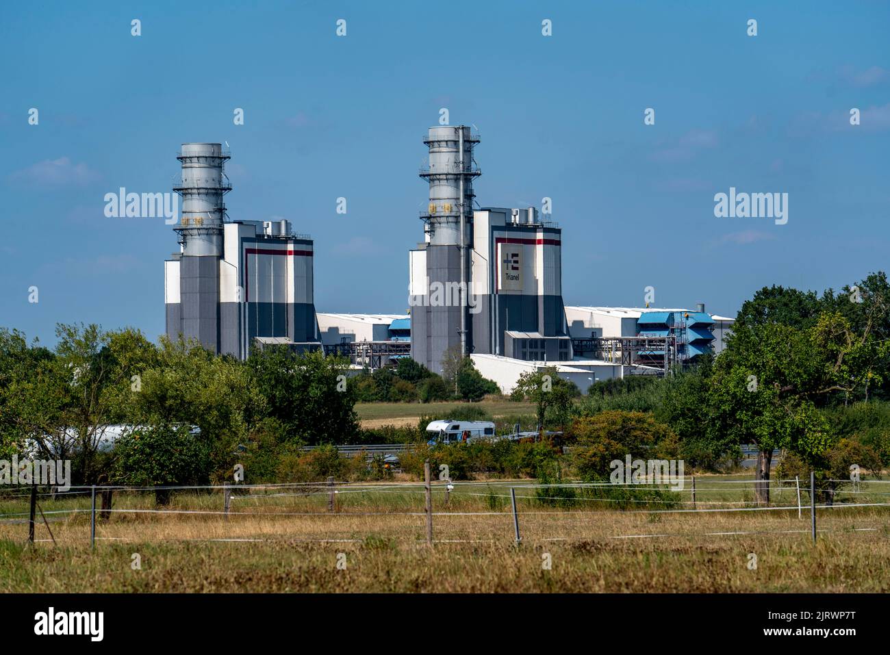 Trianel gas and steam combined cycle power plant Hamm-Uentrop, two ...