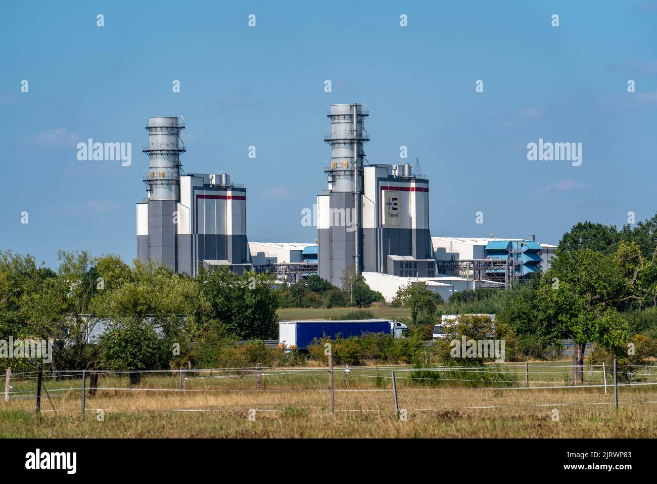 Trianel gas and steam combined cycle power plant Hamm-Uentrop, two ...