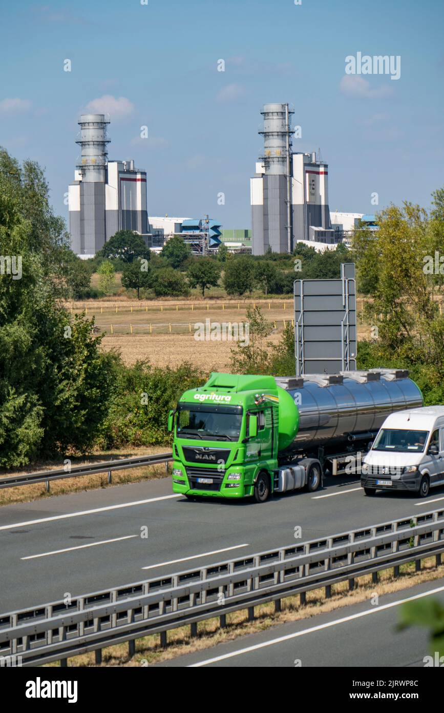 Trianel gas and steam combined cycle power plant Hamm-Uentrop, two ...