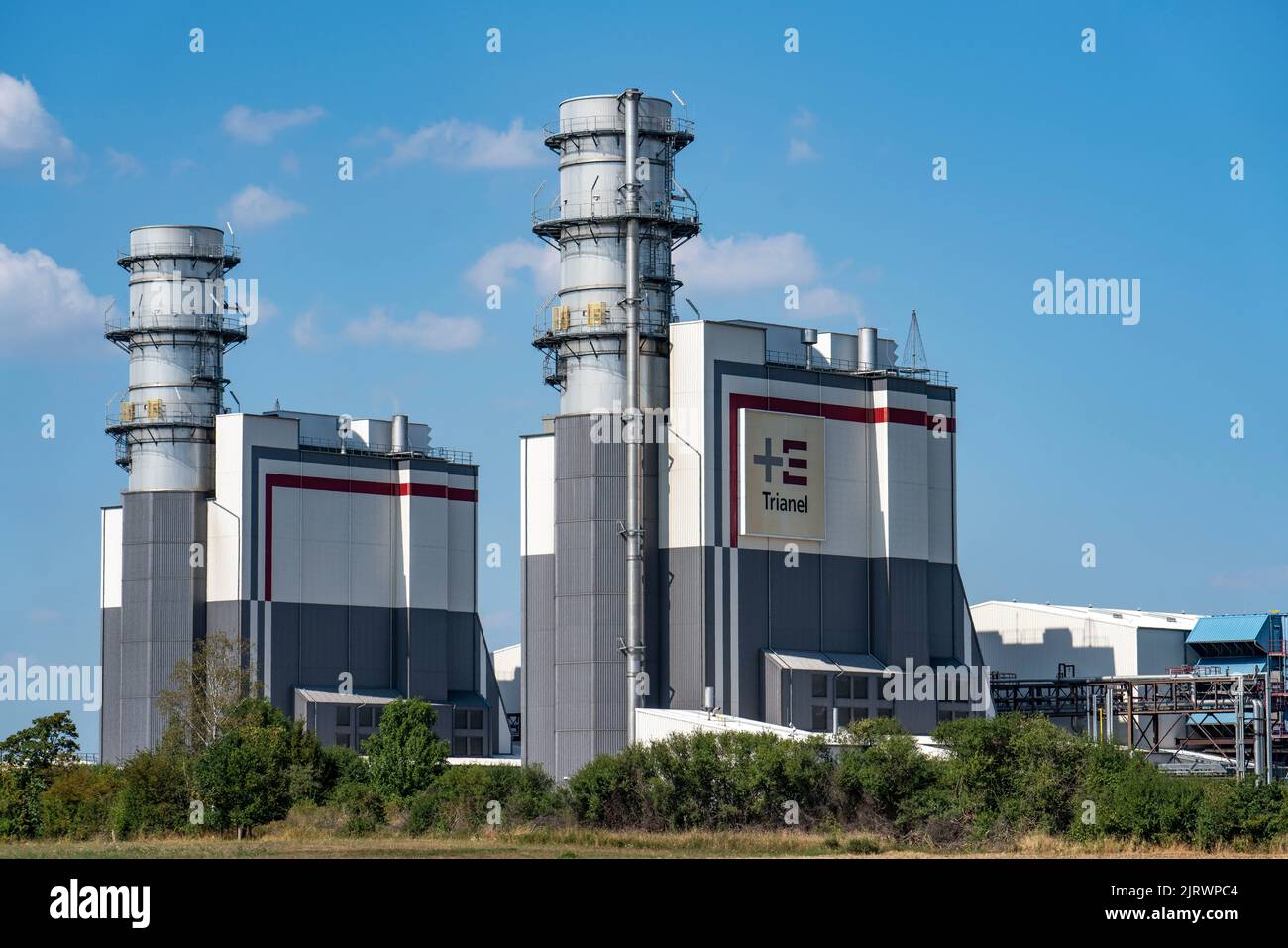 Trianel gas and steam combined cycle power plant Hamm-Uentrop, two ...